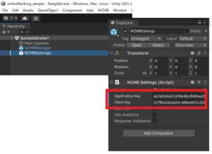 簡単にハイスコアランキングを実装-NCMB-【Unityメモ】 | NO システム, NO ライフ