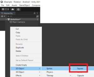 2Dオブジェクトを回転する場合のQuaternion【Unity】 | NO システム, NO ライフ