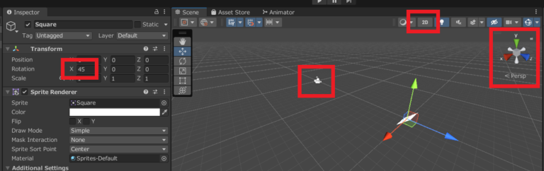 2Dオブジェクトの回転をQuaternionで実装【Unityメモ】 | NO システム, NO ライフ