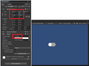 トグルでONとOFFの切り替えを実装（Toggle）【Unity】 | NO システム, NO ライフ