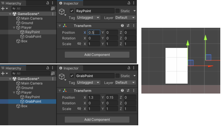 物をつかんで動かして離す(箱を運ぶ)【Unityメモ】 | NO システム, NO ライフ