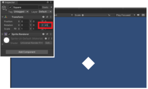 2Dオブジェクトの回転をQuaternionで実装【Unityメモ】 | NO システム, NO ライフ