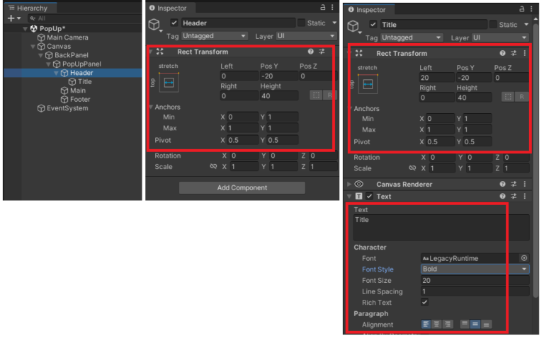 モバイルゲーム向けのポップアップ画面(PopUp)を作成|Unityゲーム制作 | NO システム, NO ライフ